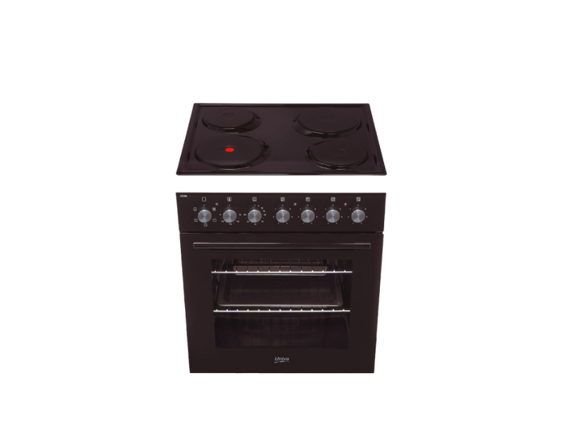 UNIVA 60CM UNDER COUNTER OVEN + HOB BLACK – Furn4u